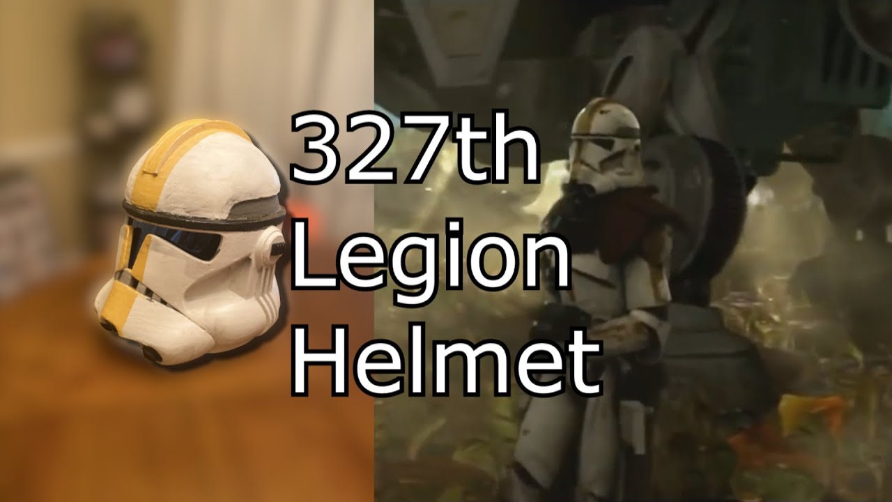 How To Make A 327th Legion Helmet - YouTube