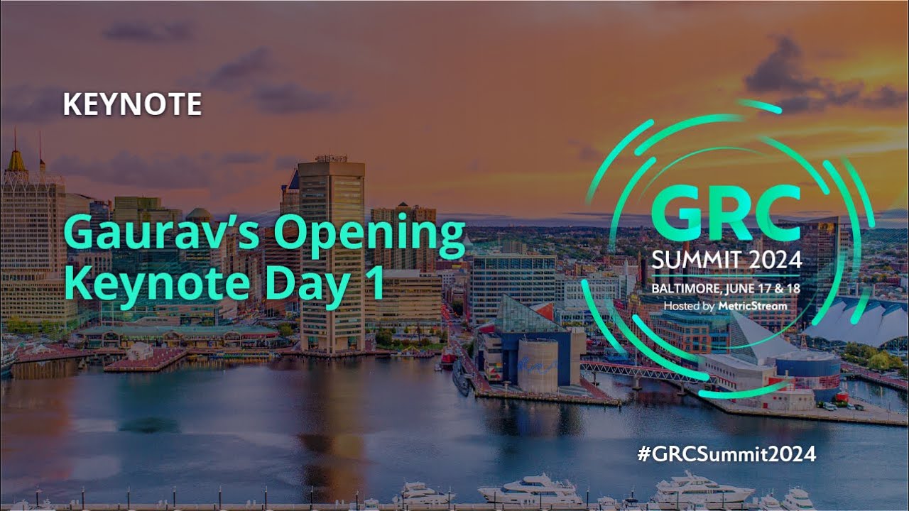 Gaurav's Opening Keynote Day 1 (GRC Summit 2024) - YouTube
