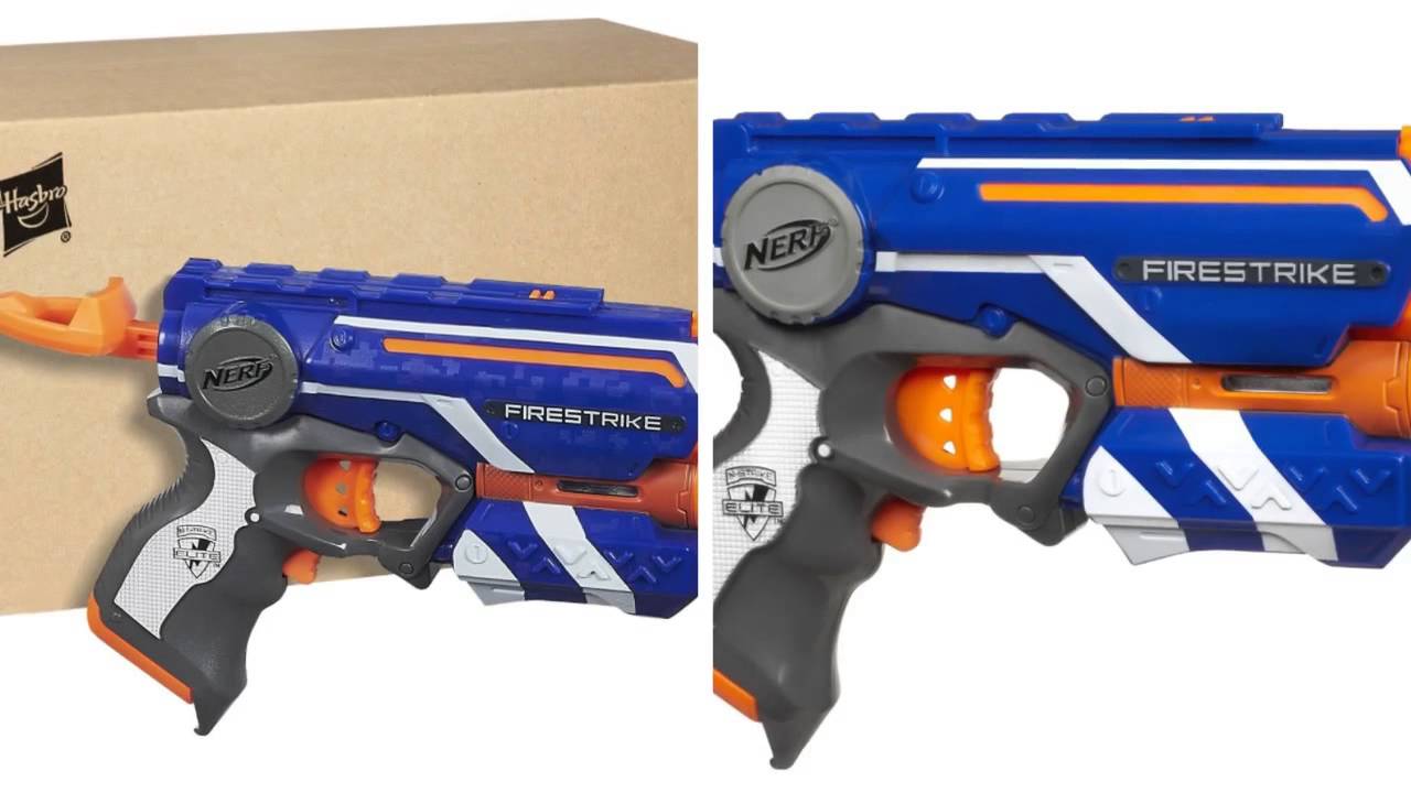Nerf N-Strike Elite Firestrike Blaster Set - YouTube