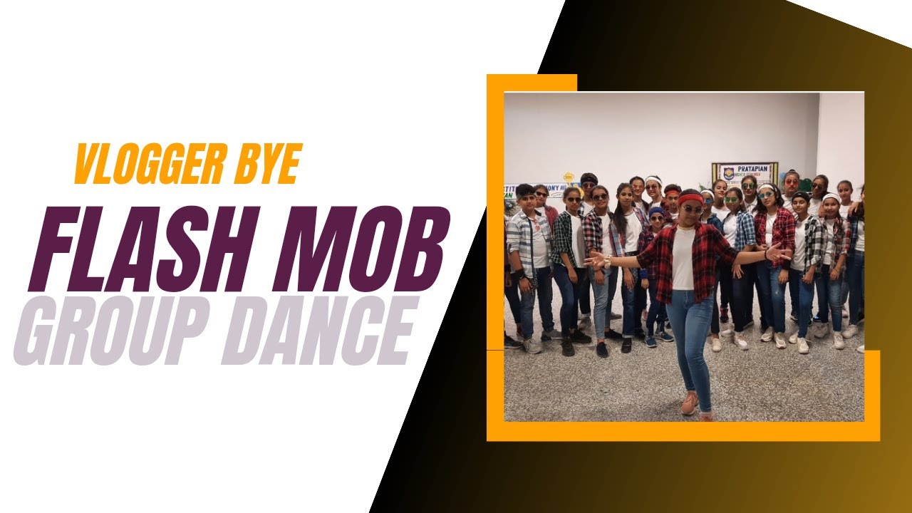 Flash Mob II Group Dance II Dance bye - YouTube