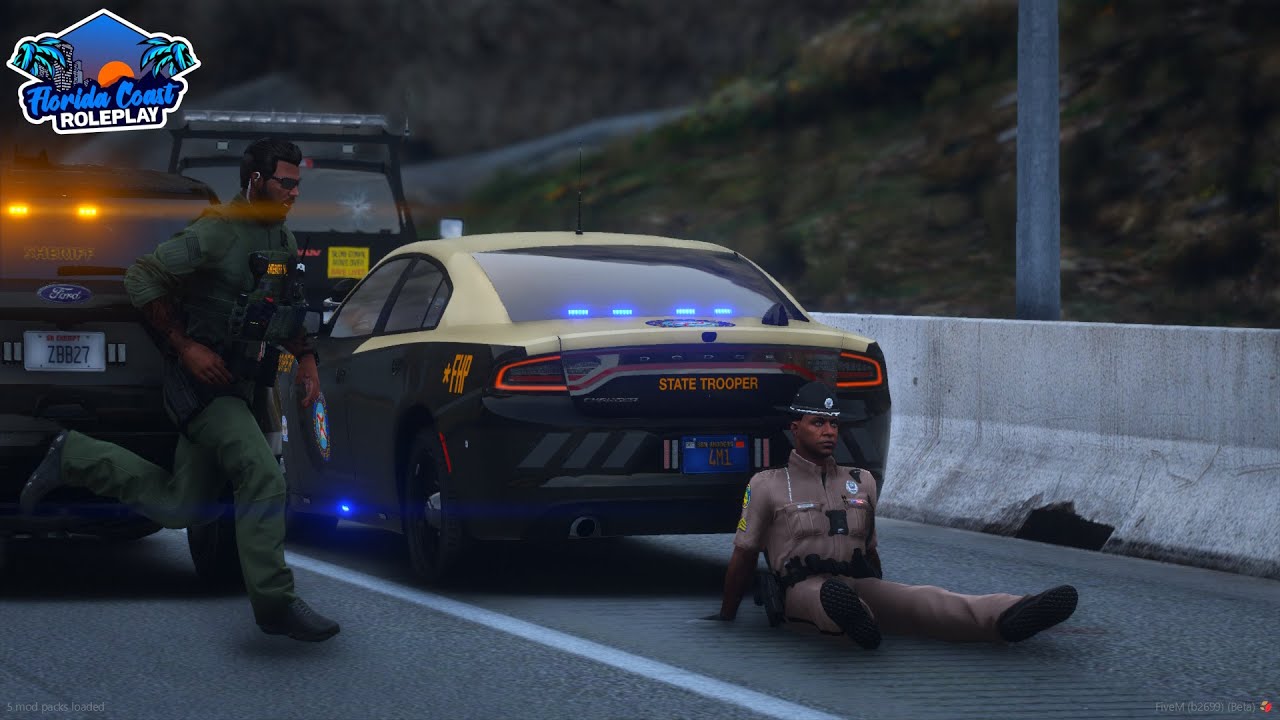 FiveM - Florida Coast Roleplay | Episode 4 - Officer Down! - YouTube