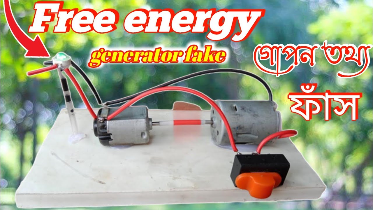 ফ্রি এনার্জি জেনারেটরের গপন তথ্য ফাঁস! Free energy generator Real or ...