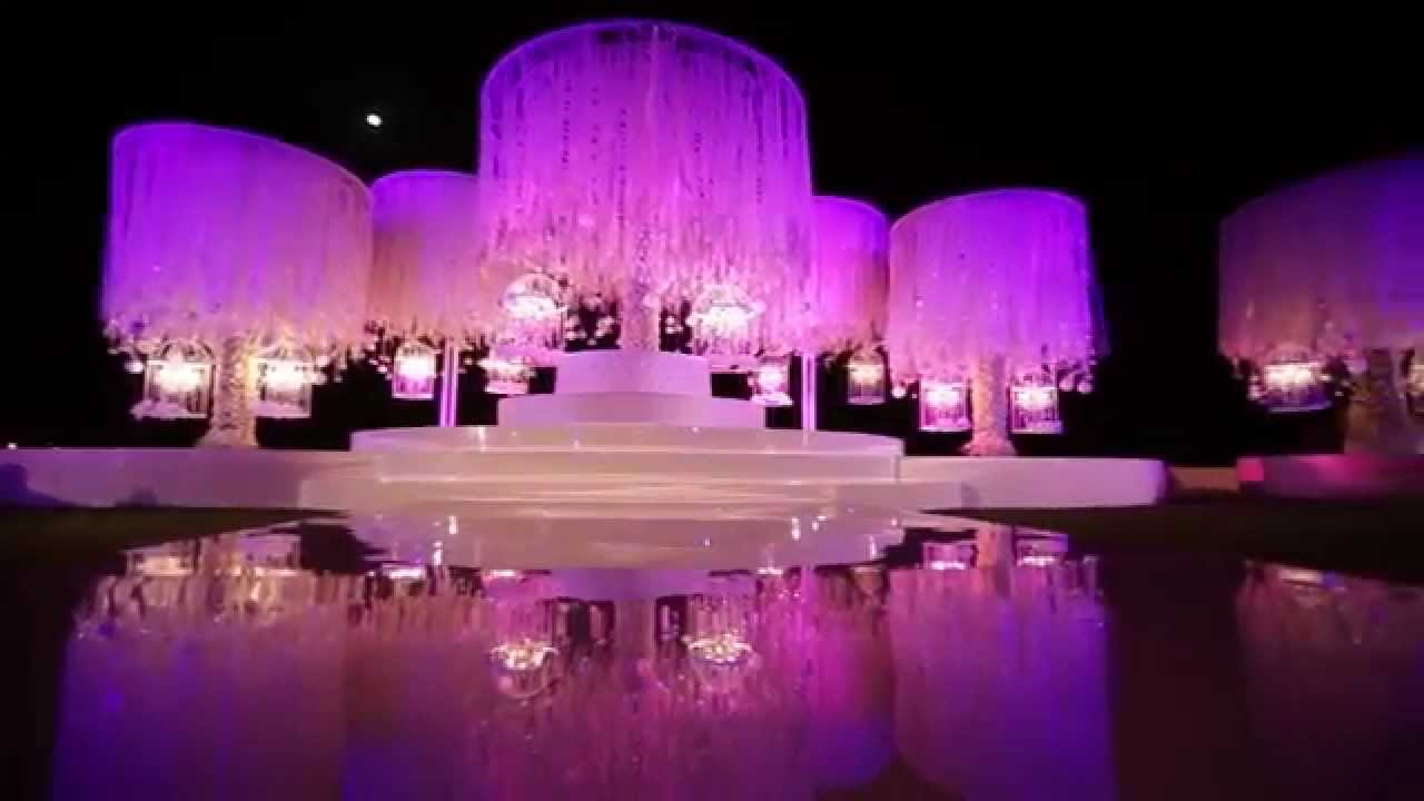 Lovely outdoor wedding at Albadia golf course DFC - YouTube