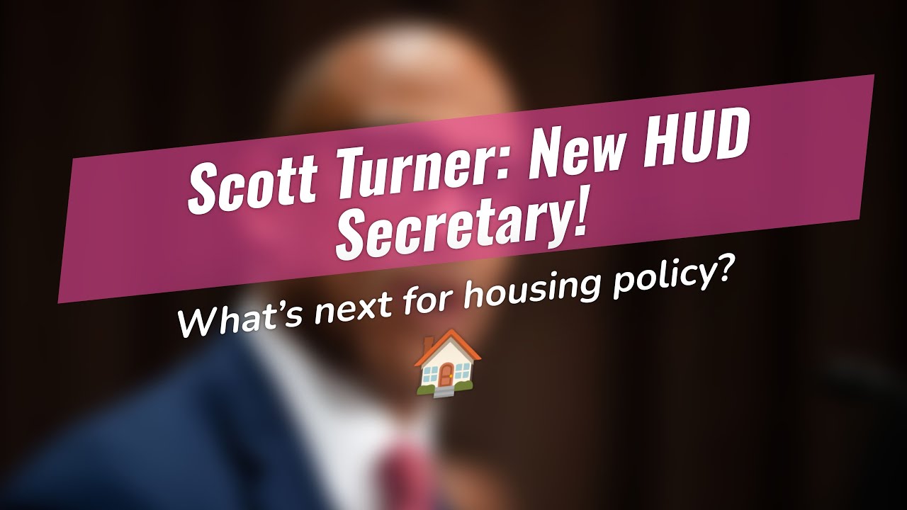 Scott Turner Becomes HUD Secretary! 🏠 - YouTube