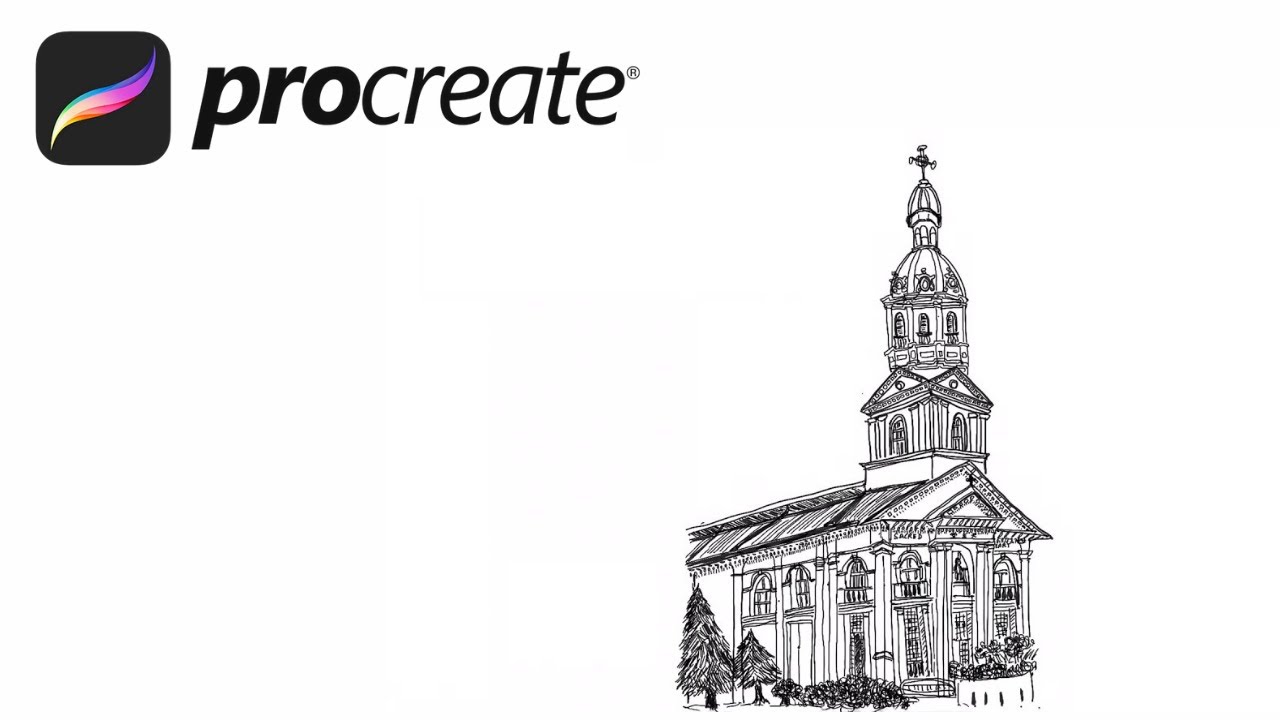 Sketching in Procreate - The Church of the Sacred Heart (Singapore ...