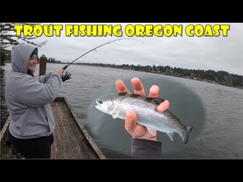 Trout Fishing Oregon Coast at Devils Lake for Freshly Stocked Rainbow ...