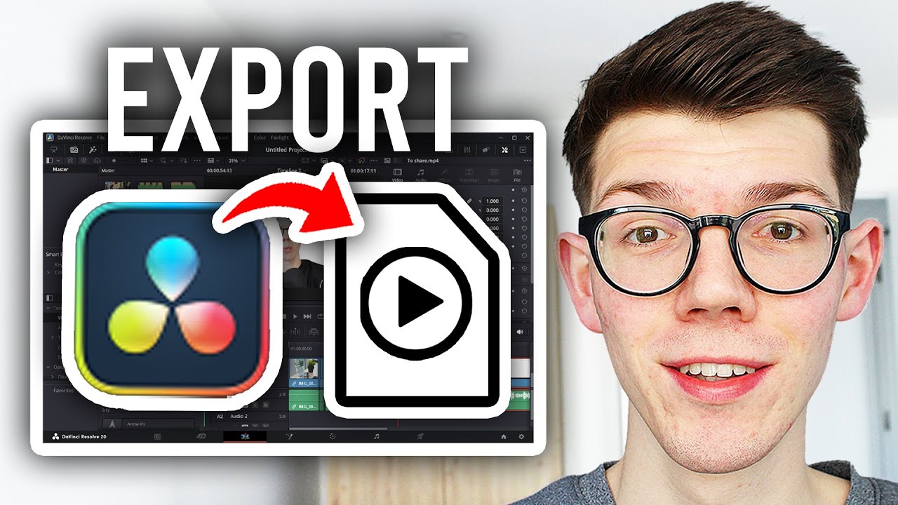 How To Export Video From Davinci Resolve 20 - Step By Step - YouTube