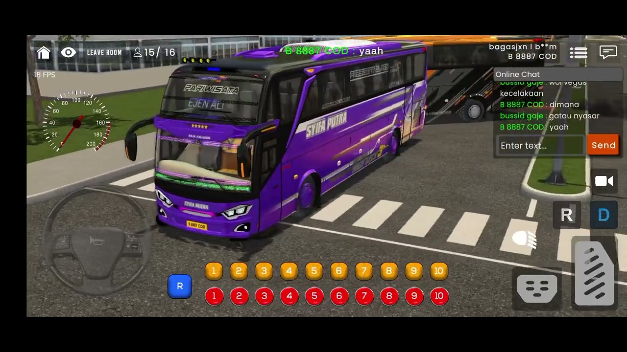 lagi main bus simulator x multiplayer - YouTube