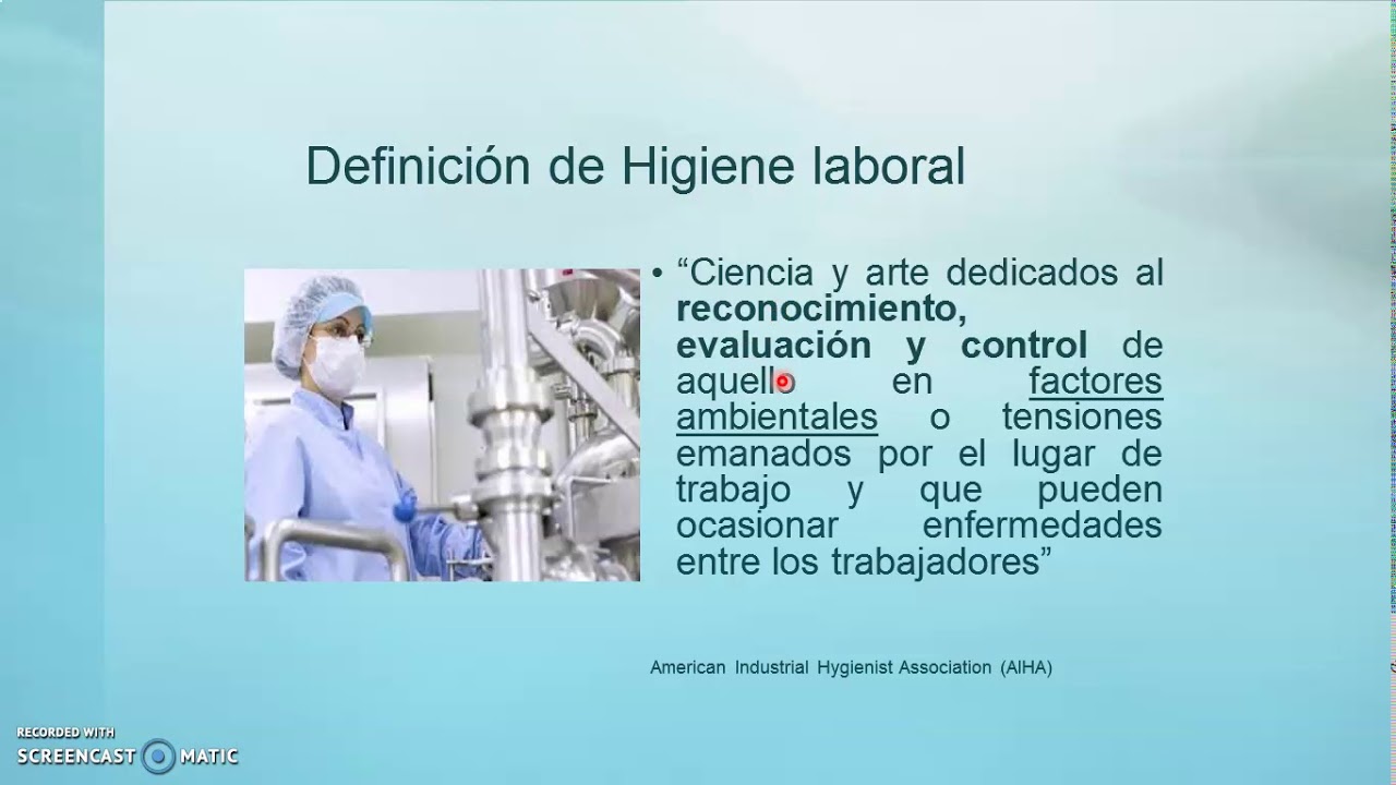 Higiene laboral conceptos básicos en México - YouTube