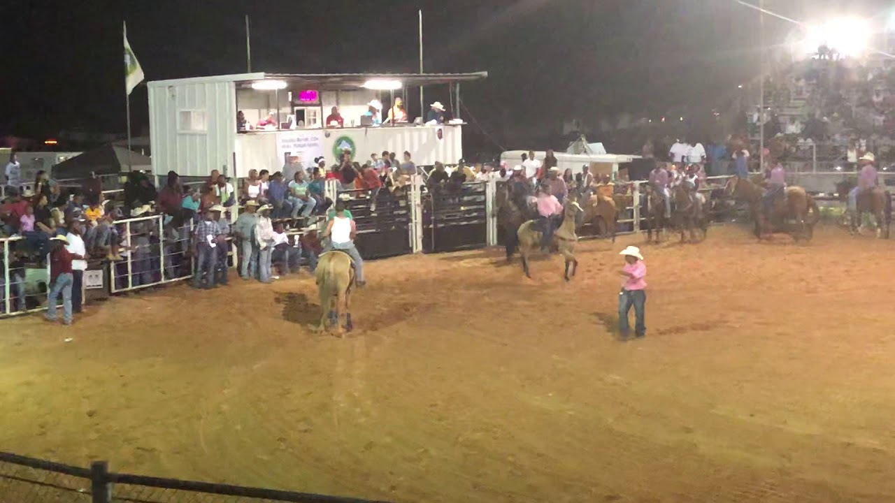Okmulgee Rodeo 2018 Pony Express 5th Race - YouTube