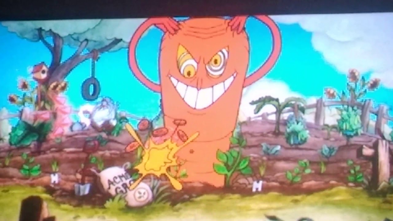 Cuphead Boss The Root Pack - YouTube