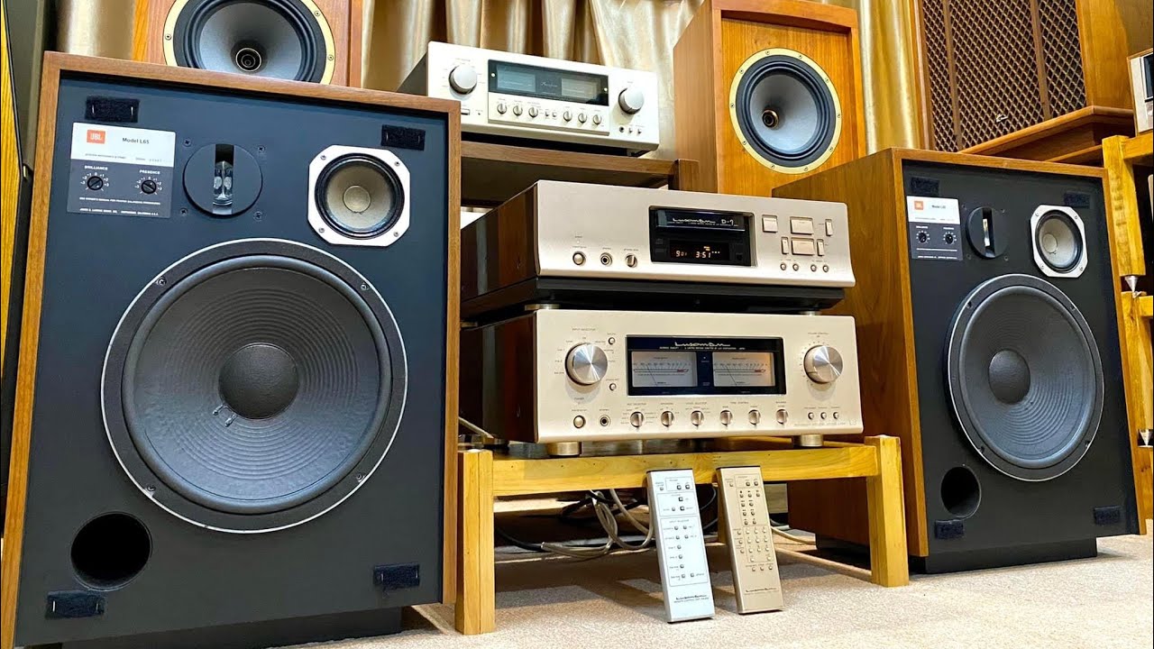 JBL L-65A huyền thoại,chất âm và hình thức cực cuốn! Luxman L-509S ko ...