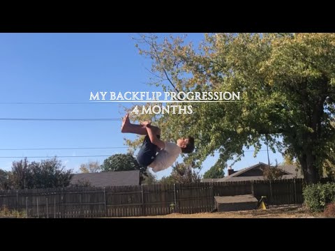 Backflip Progression (My four month backflip progression) 2024 edition ...