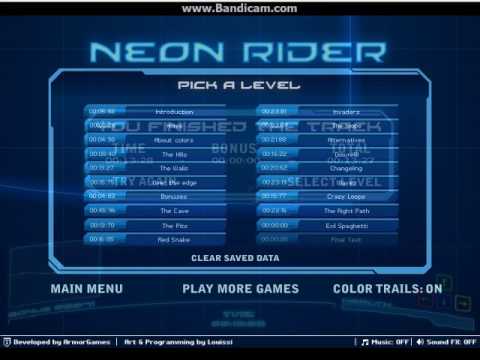 Y8.Com - Neon Rider - YouTube