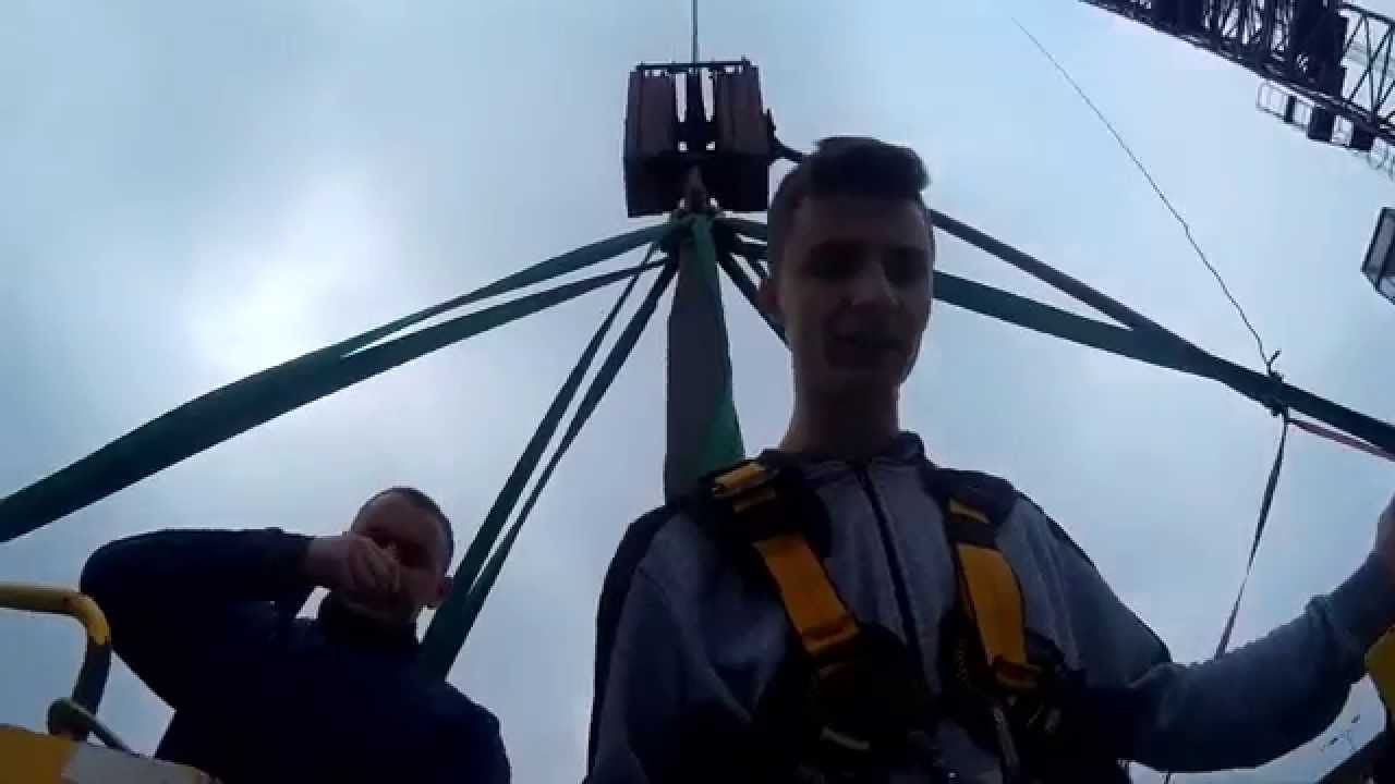 Bungee jumping, drone view, 20.10.2015 - YouTube