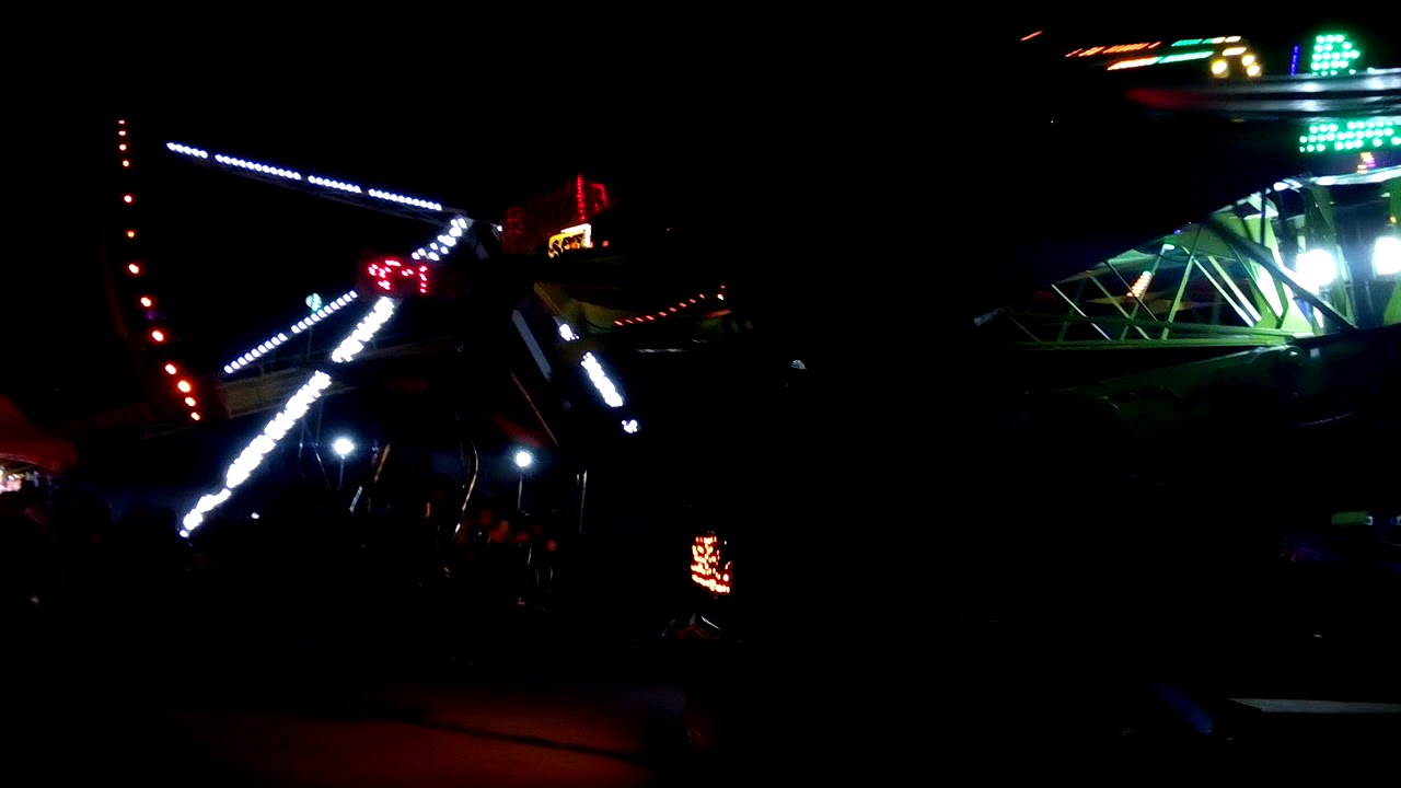 Cliff Hanger Ride At The Fair - YouTube