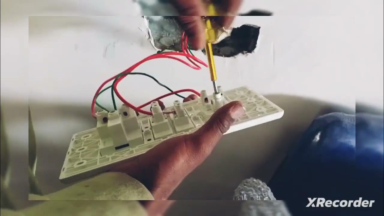 6 module sheet connection.6 module sheet ko kaise jode.2 switch 2 ...
