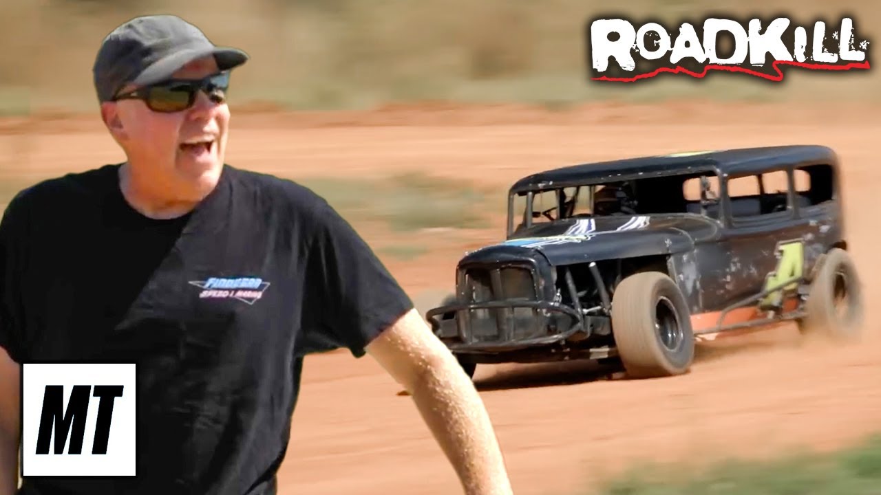 Building Custom Dirt Track & Racing Retired Race Cars! | Roadkill - YouTube