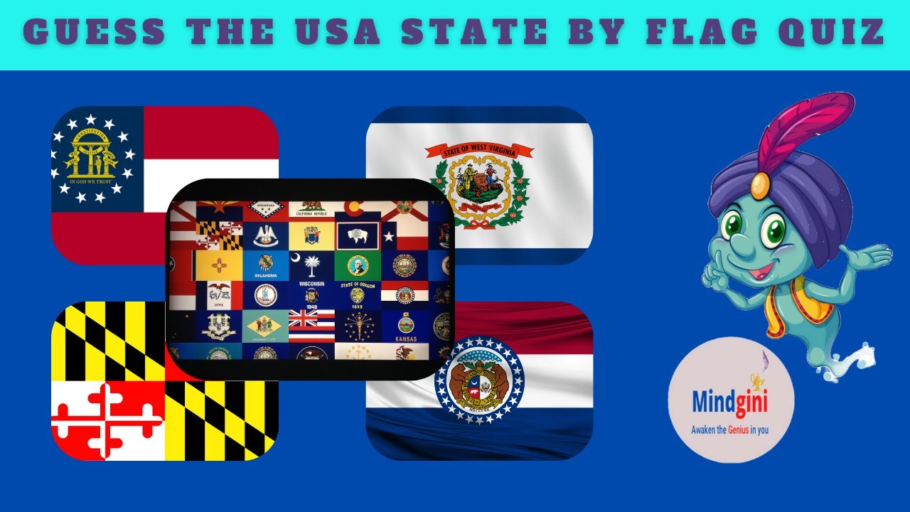 Guess the USA State by the Flag QUIZ! 🌟 #youtubevideos #quizzes - YouTube