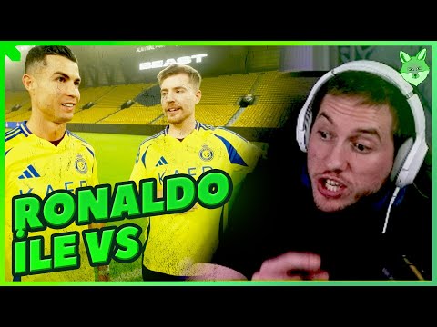Ronaldo'yu Yen 1 Milyon $ Kazan TEPKİ! (@MrBeast) | RRaenee