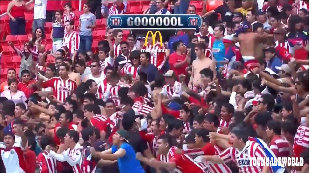 Luis "El Vaquerito" Morales First Goal With Chivas - YouTube