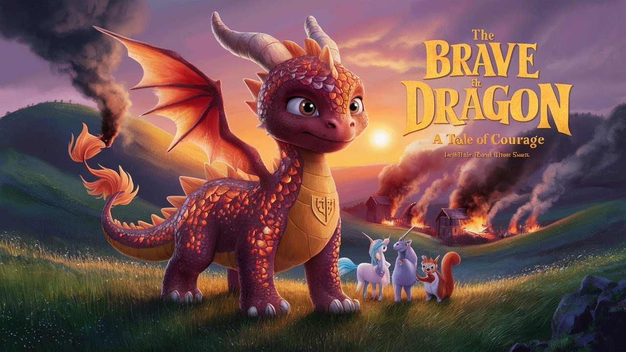 The Brave Dragon: A Tale of Courage. Animated Story For Kids - YouTube
