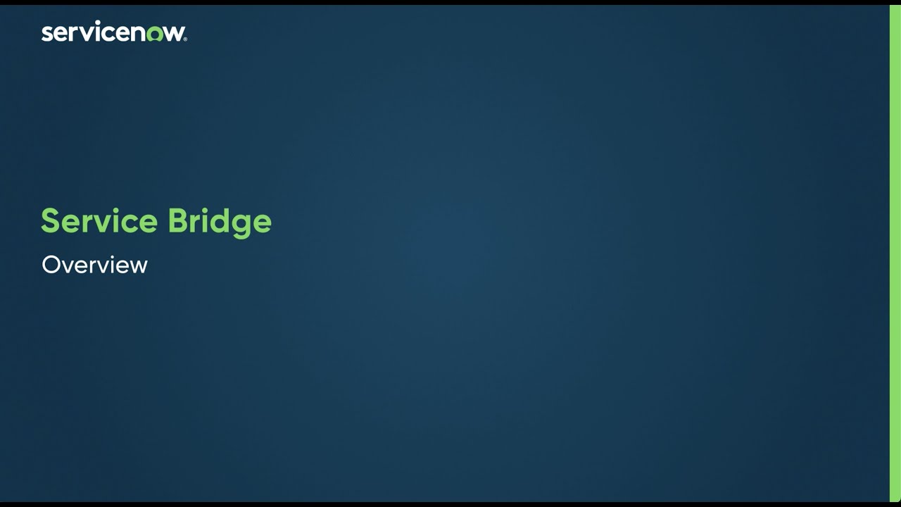 Service Bridge | Overview - YouTube