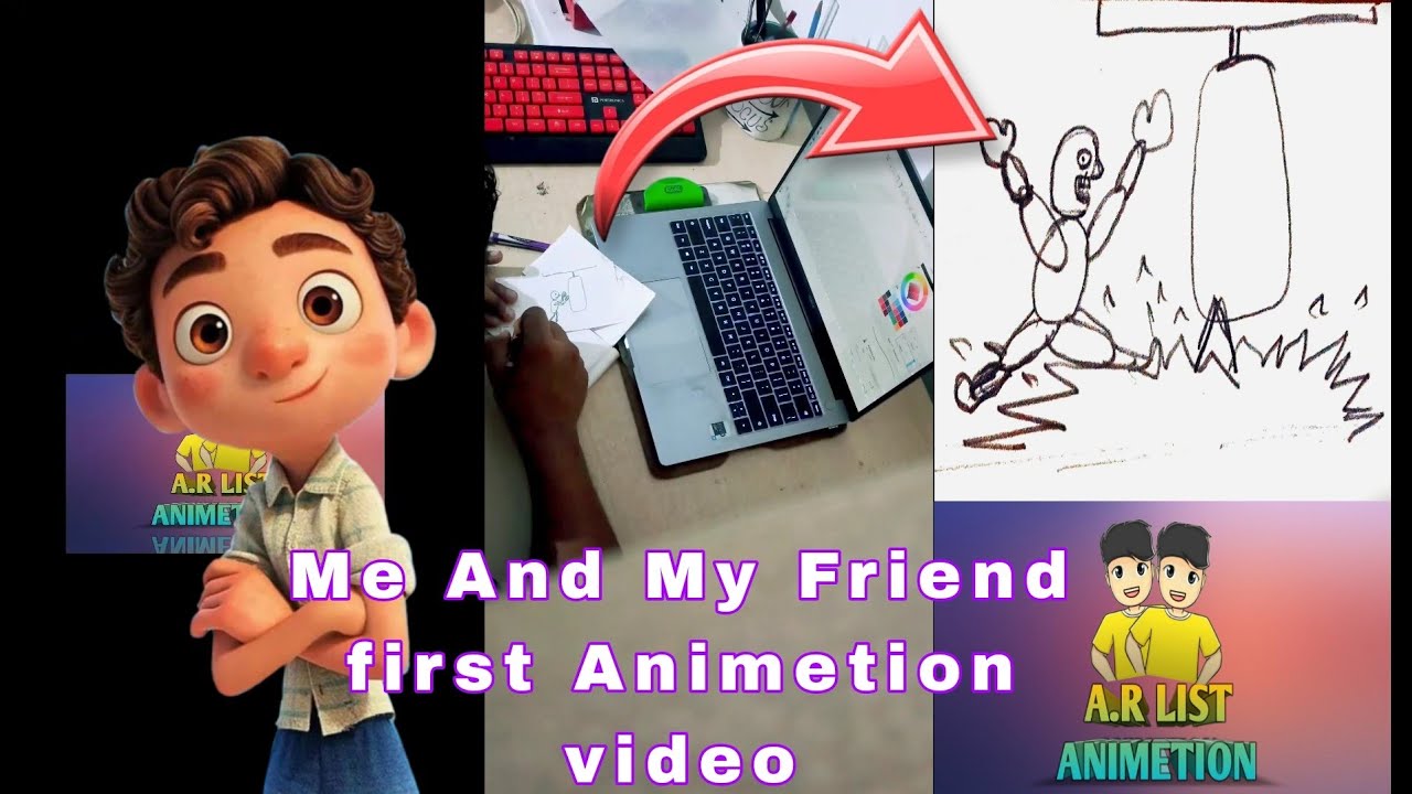 Me And My Friend First Animetion video 📸💫// A.R List ANIMATION 💫 - YouTube