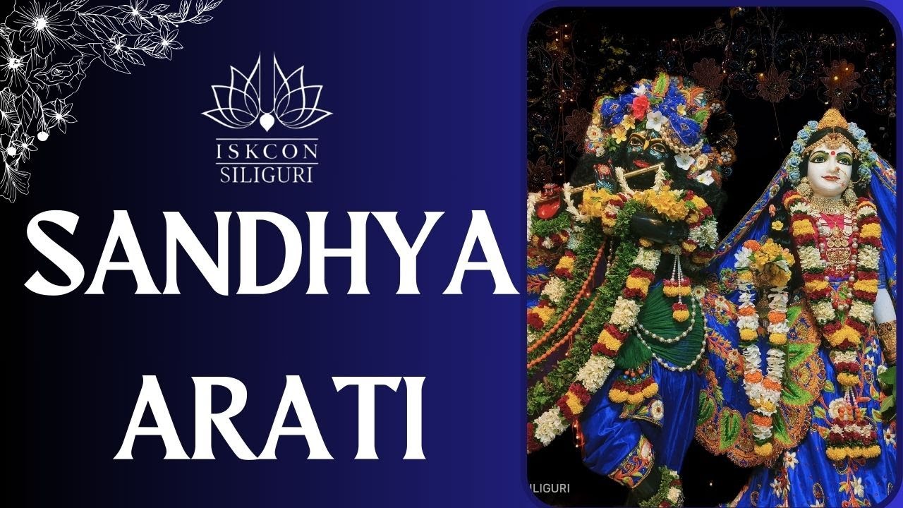 Live Sandhya Arati | ISKCON Siliguri | November 24,2024 - YouTube