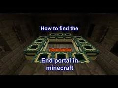 [MINECRAFT] Quick Tutorial #1 - How to find the end portal - YouTube