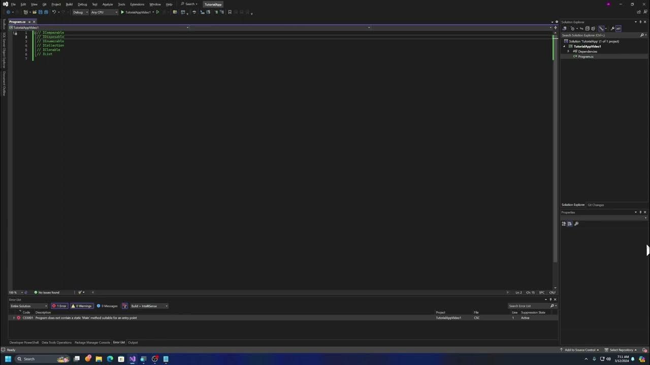C# - 67 - Some of the Built in Interfaces - YouTube