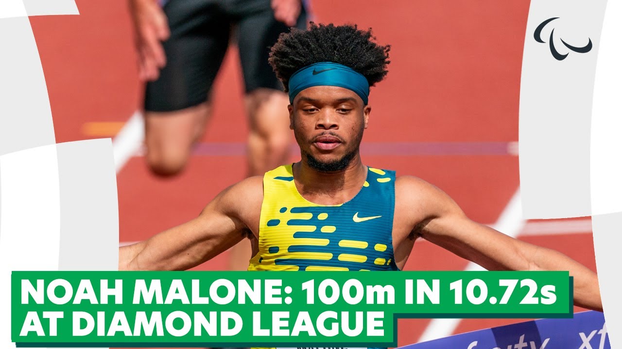 Noah Malone Runs 100m in 10.72s and Wins Gold at Diamond League ...