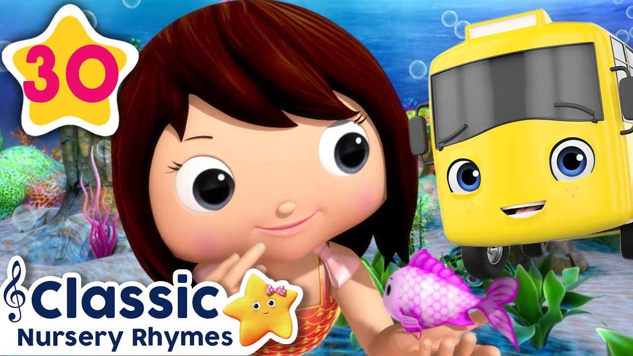 Underwater Baby Songs! | Wheels On The Bus | Baby Shark | Little ...