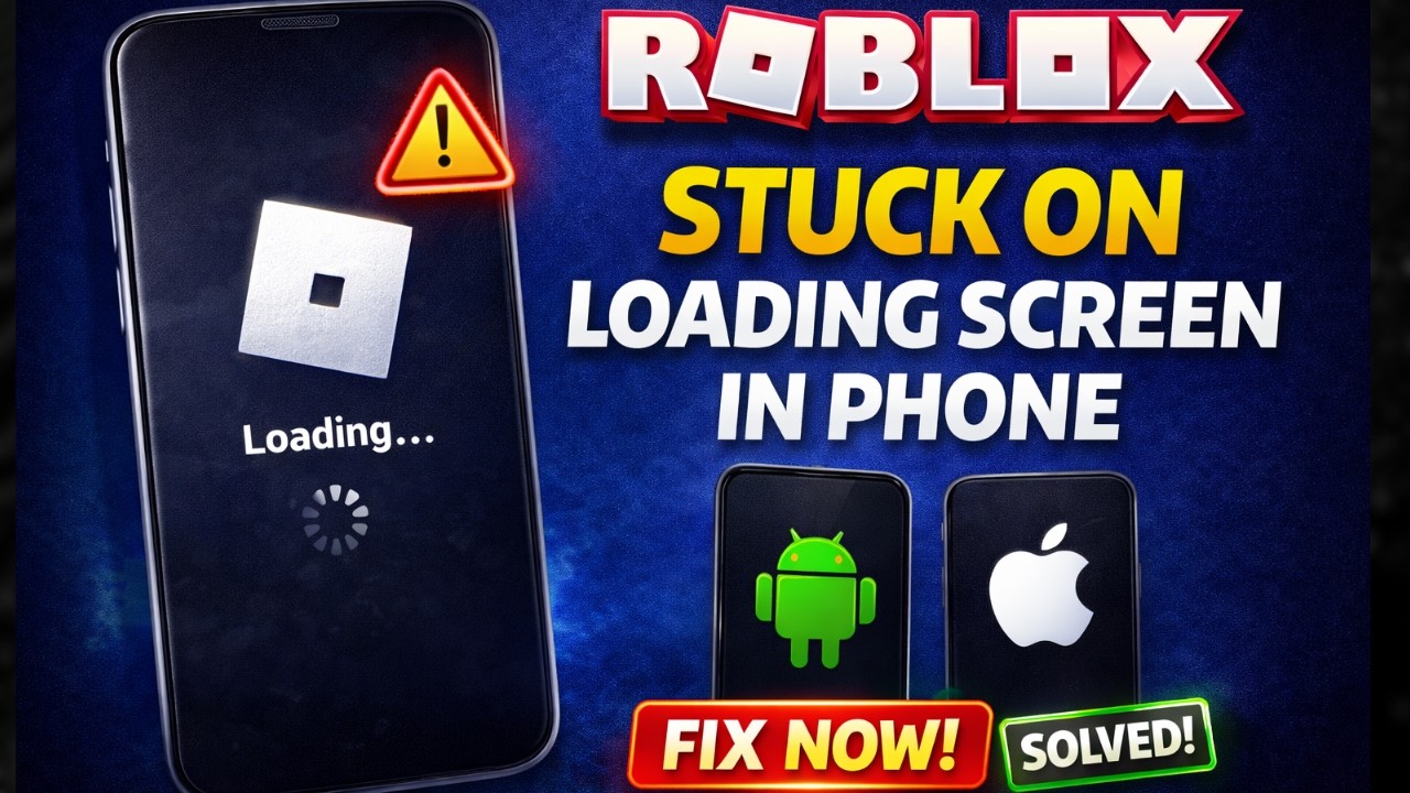 How To Fix Roblox Stuck On Loading Screen In Phone (Android/iPhone 2026 ...