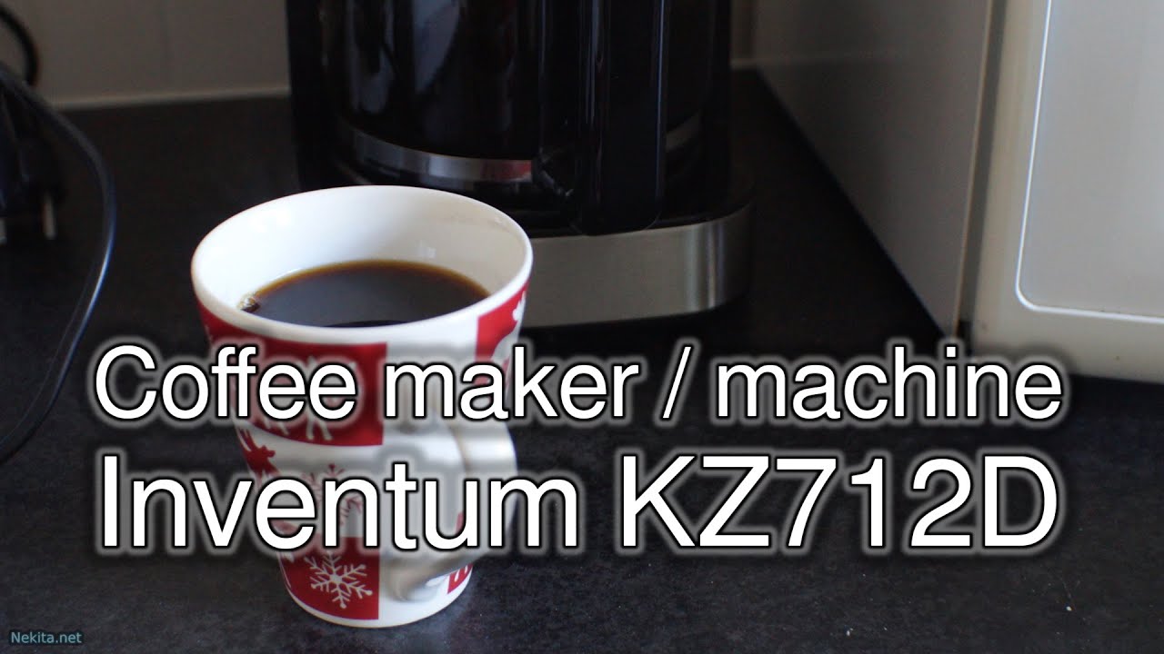 Inventum coffee maker machine KZ712D - YouTube