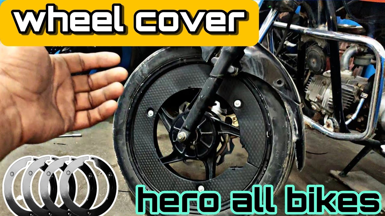 wheel cover for hero all bikes //splandor modification //splander wheel ...