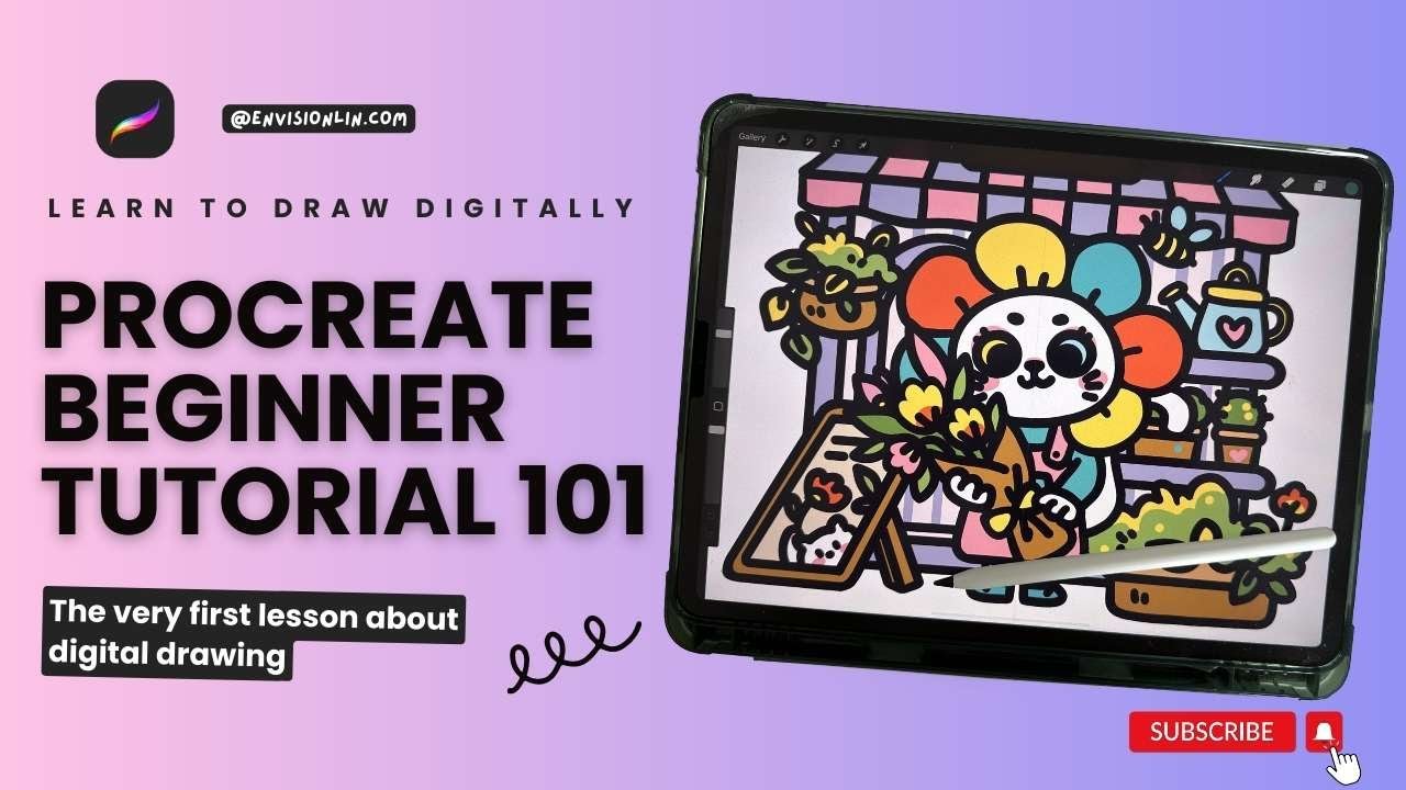 Procreate Beginner Tutorial If You Have No Experience - YouTube