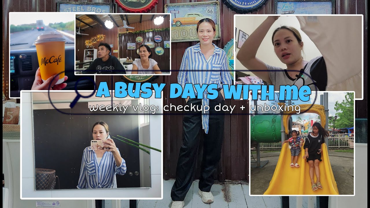 WEEKLY VLOG: A BUSY DAYS IN MY LIFE |Checkup day, Makeup & Unboxing ...