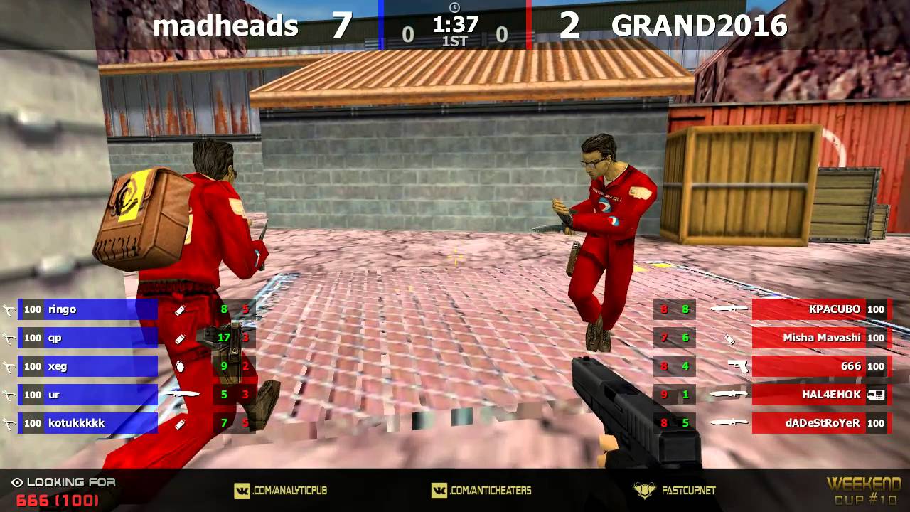 FASTCUP Weekend Cup#10: madheads vs GRAND2016 - YouTube