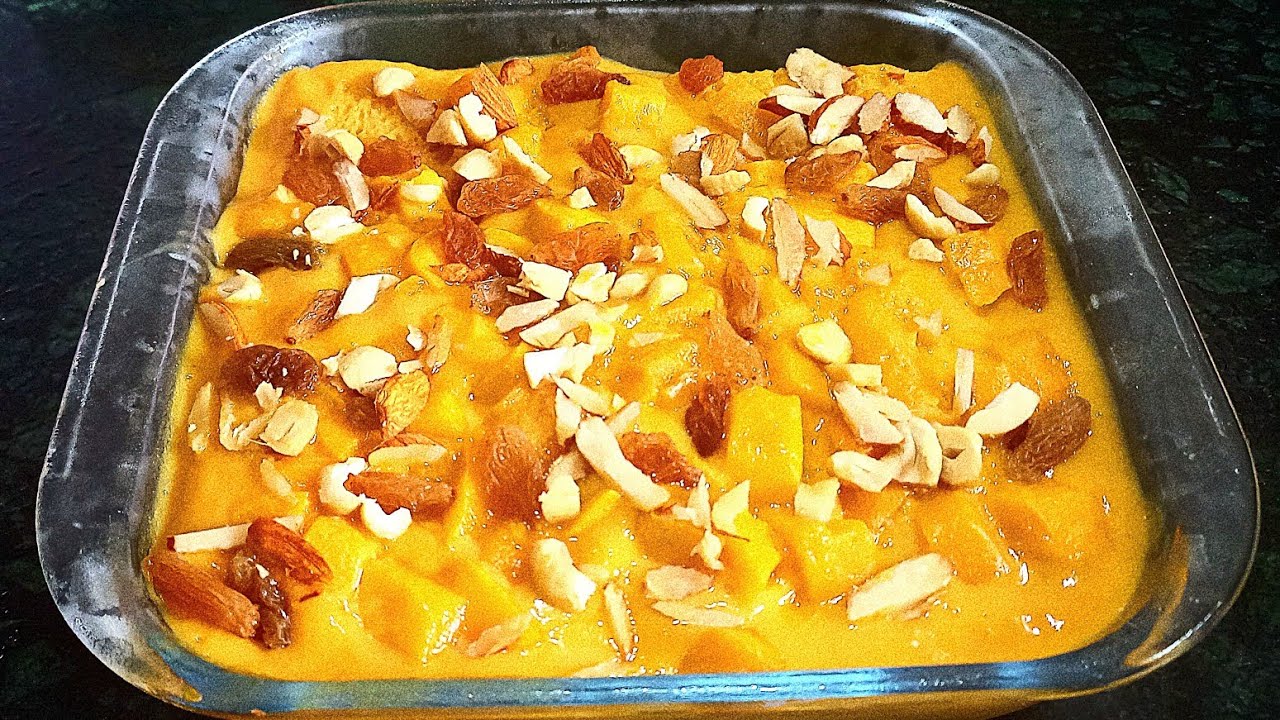 পাকা আম দিয়ে বানিয়েনিন একদম নতুন Unique Dessert | Cool Mango dessert ...