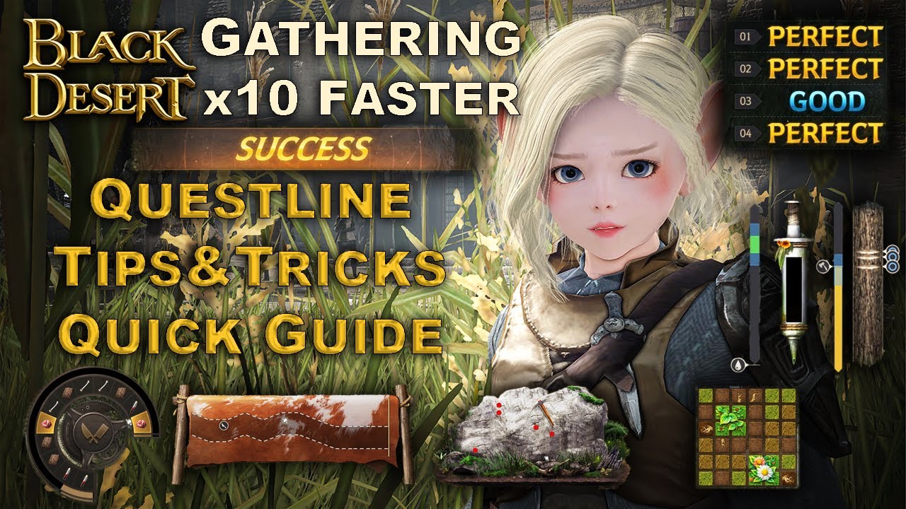 BDO | Beginners Guide - Green Thumb Gathering Questline - Tips & Tricks ...