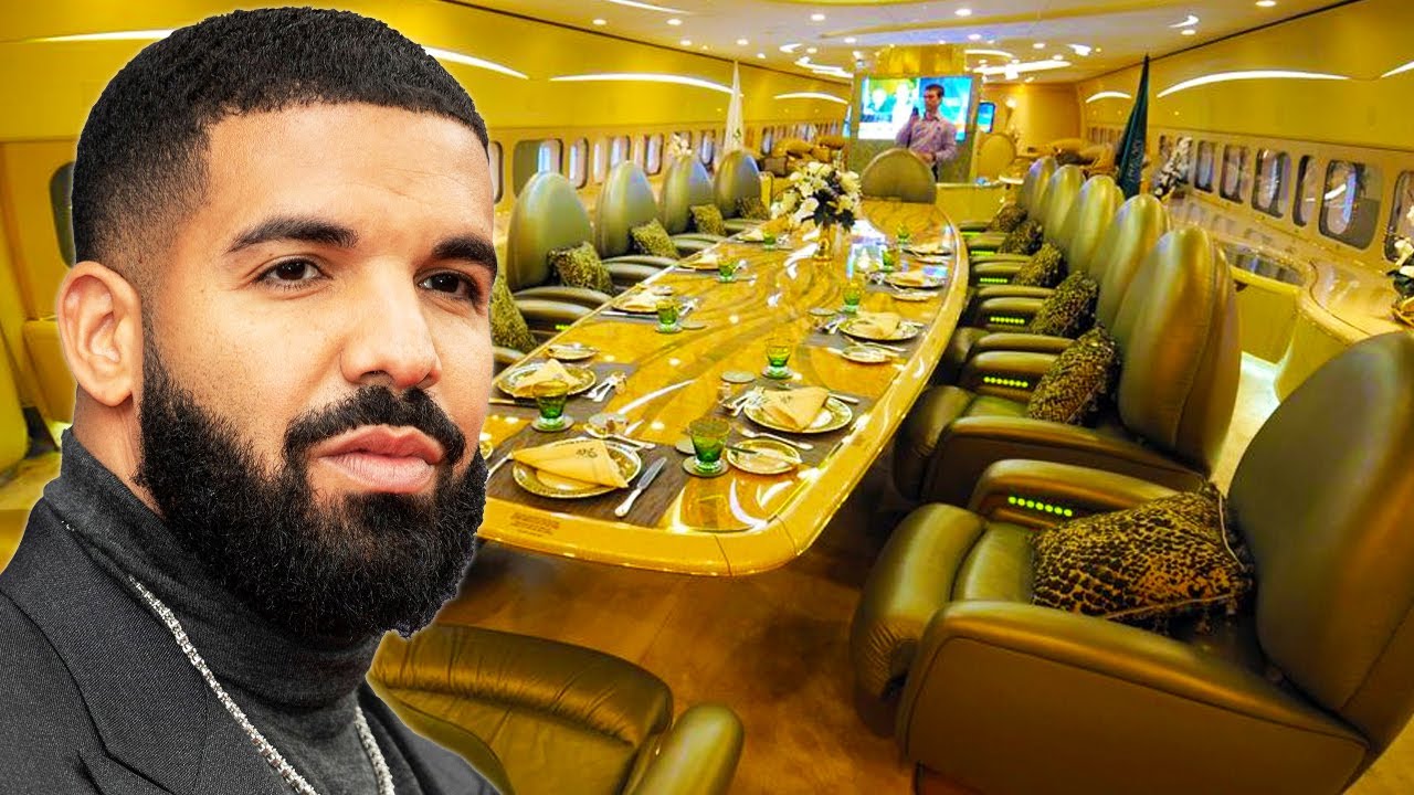 Inside Drake's Exquisite Private Jet! - YouTube