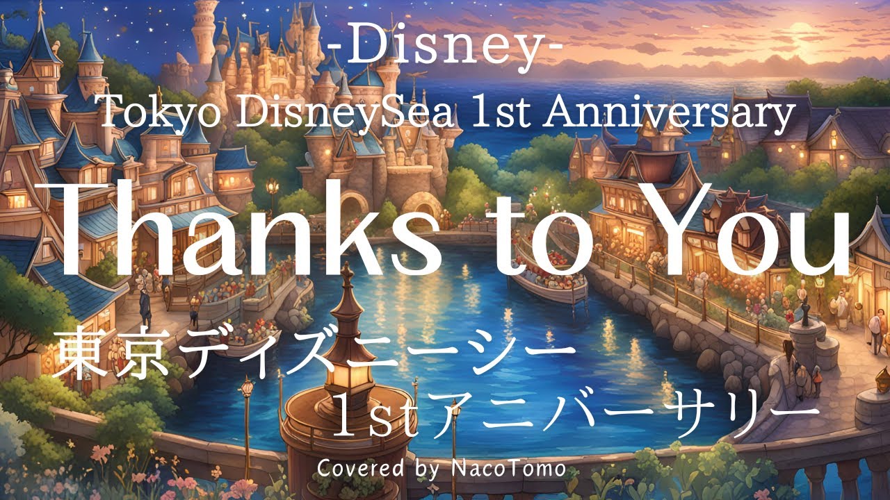 【Disney】Thanks to You『東京ディズニーシー1stアニバーサリー』Tokyo DisneySea 1st ...