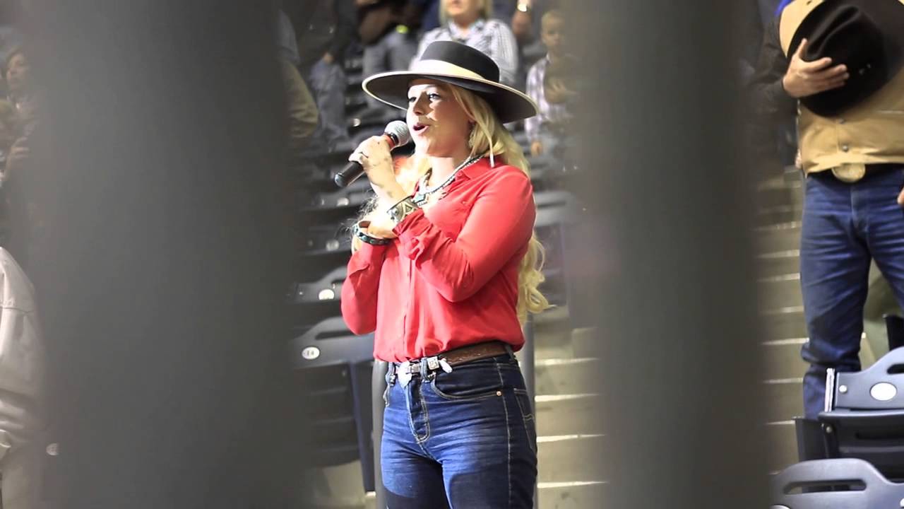 Adrian Buckaroo Girl National Anthem - 18th World Championship Ranch ...