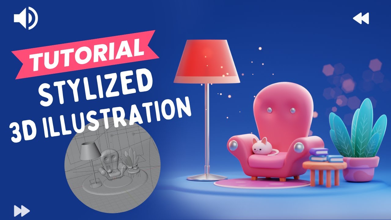 Mastering 3D Magic - A Stylized 3D Illustration Tutorial - YouTube