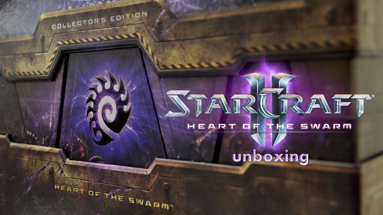 StarCraft 2: Heart of the Swarm Collector's Edition Unboxing ...