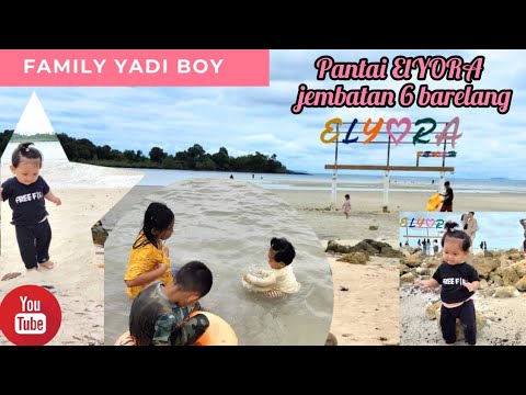 Wisata batam pantai ElYORA jembatan 6 galang baru/ElYORA beach batam ...