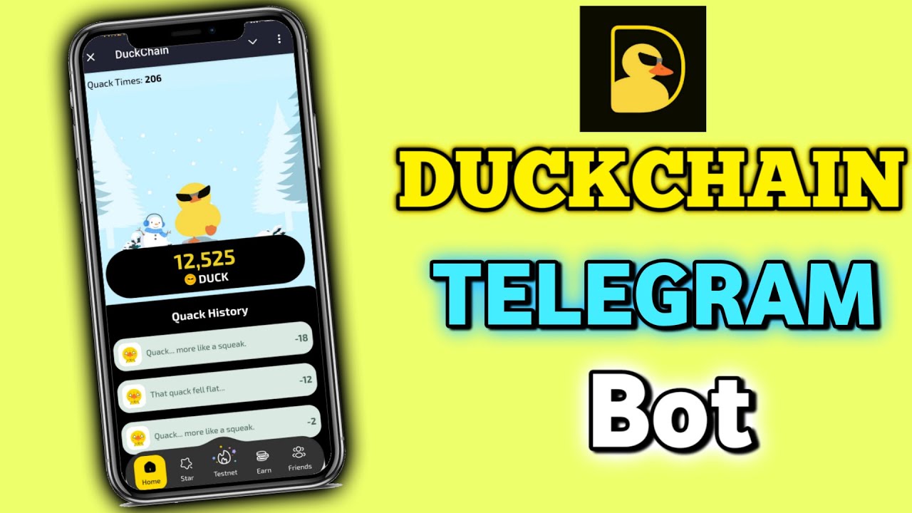 DUCKCHAIN TELEGRAM MINING BOT || TECHNICAL CRYPTO YT - YouTube