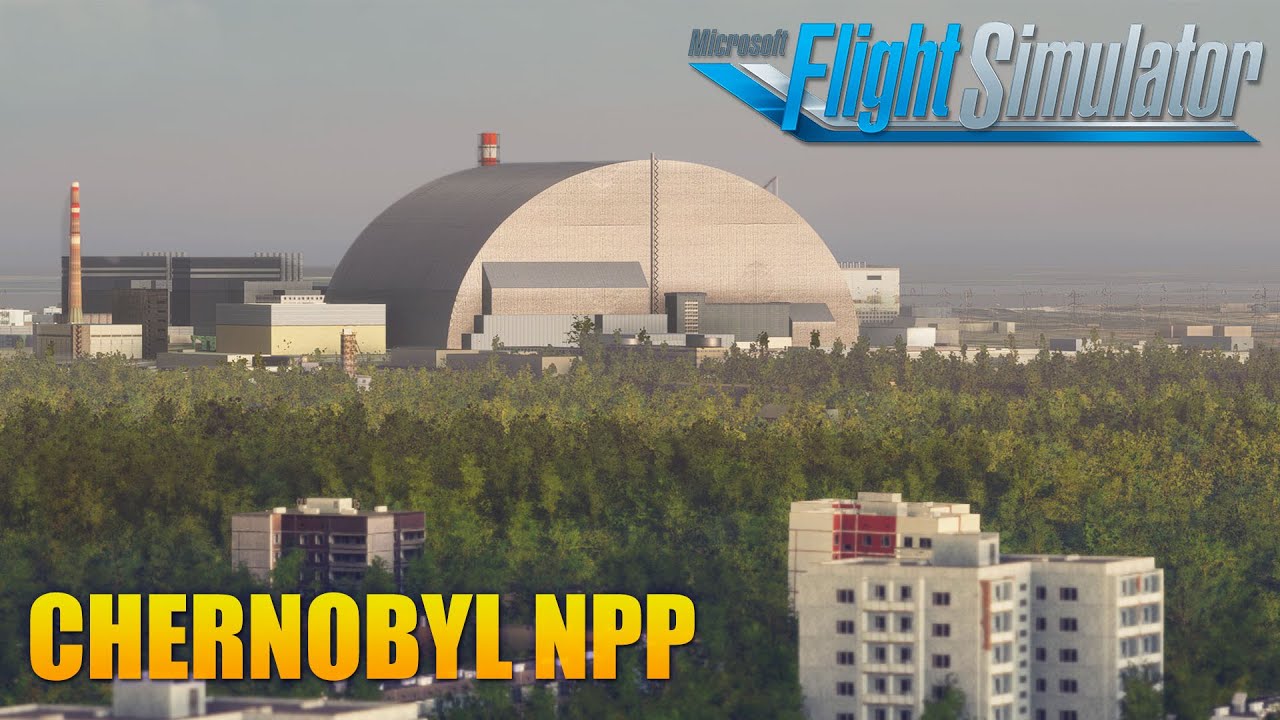 MSFS2020 - Chernobyl NPP Полет над Припятью - YouTube