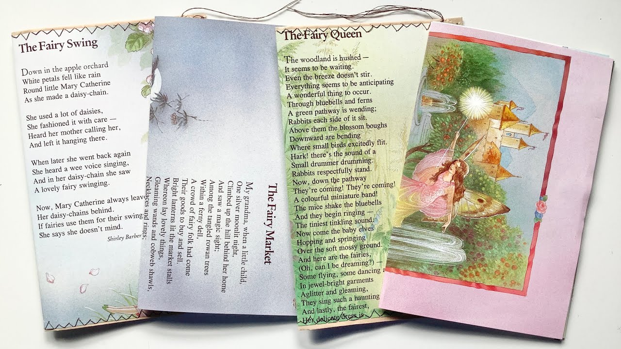 Making fairy journals start to finish - Feature pages (Part 3) - YouTube